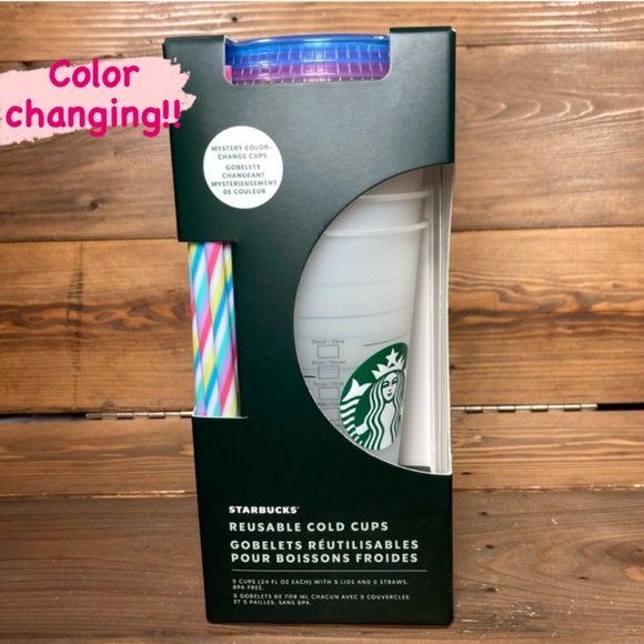 Starbucks | Other | Starbucks Summer Reusable Mystery Color Changing ...